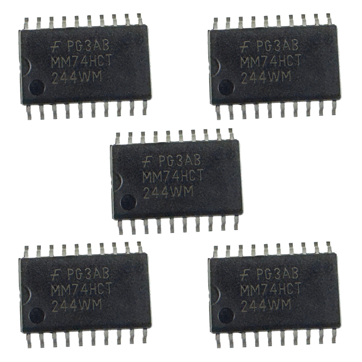 G28726 ~ (Pkg 5) Fairchild MM74HCT244WM Non-Inverting 2 Element 4-Bit