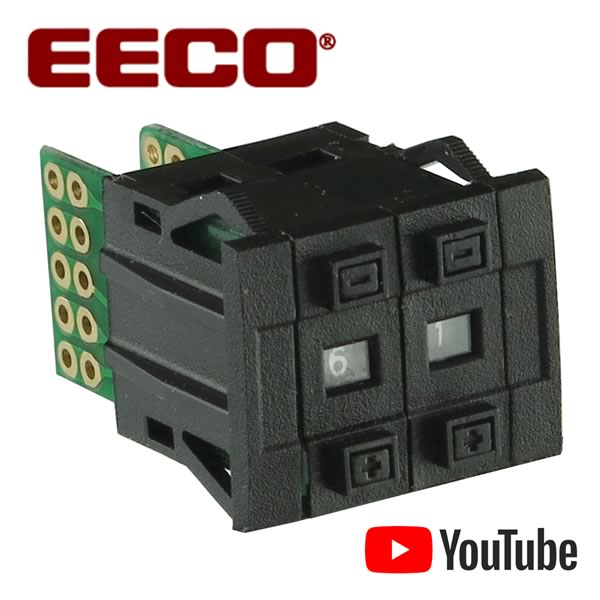 G25976 +EECO 0-7 Dual 1 Pole 8 Position Switch