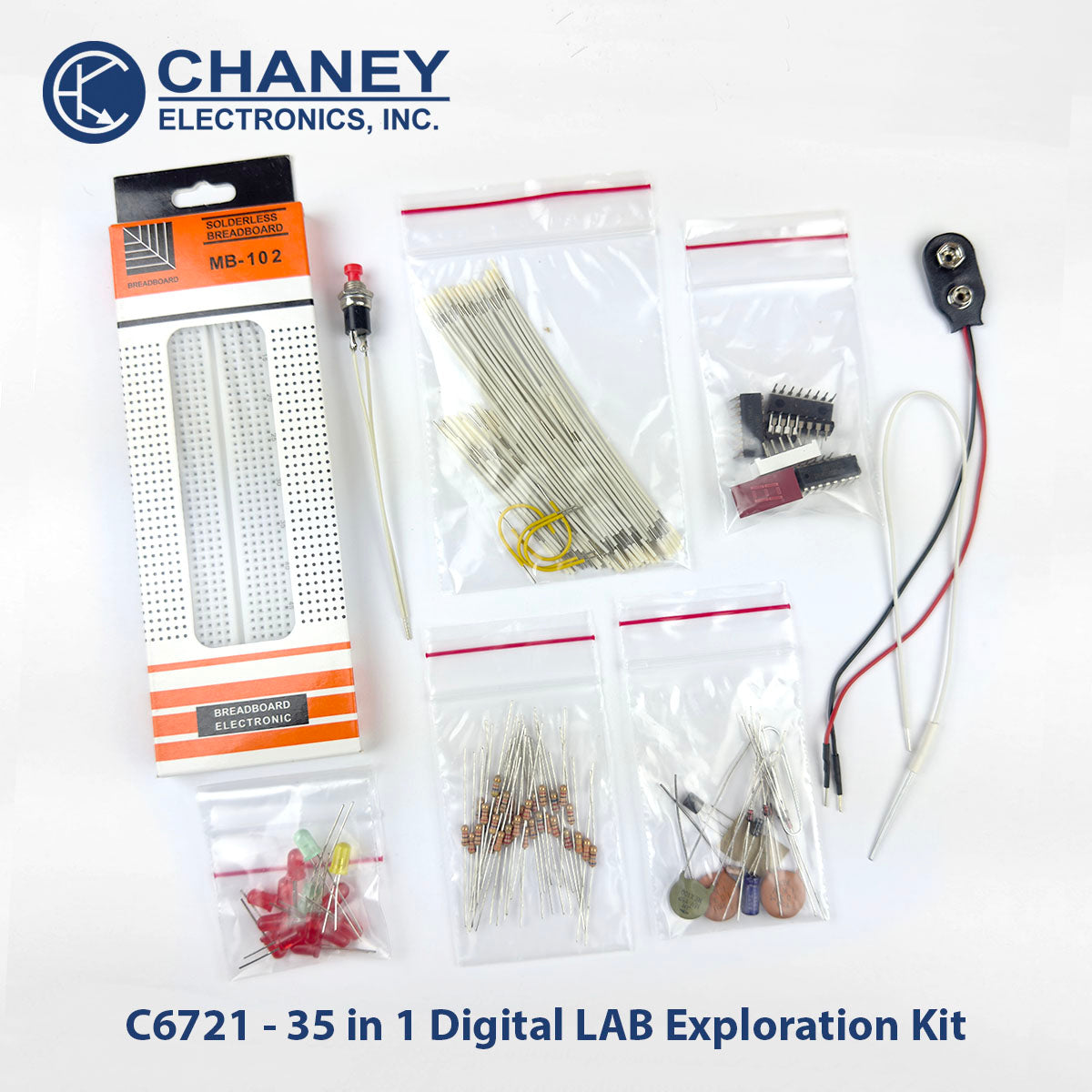 35-in-1 Digital Lab Exploration Kit | Advanced STEM Electronics Kit