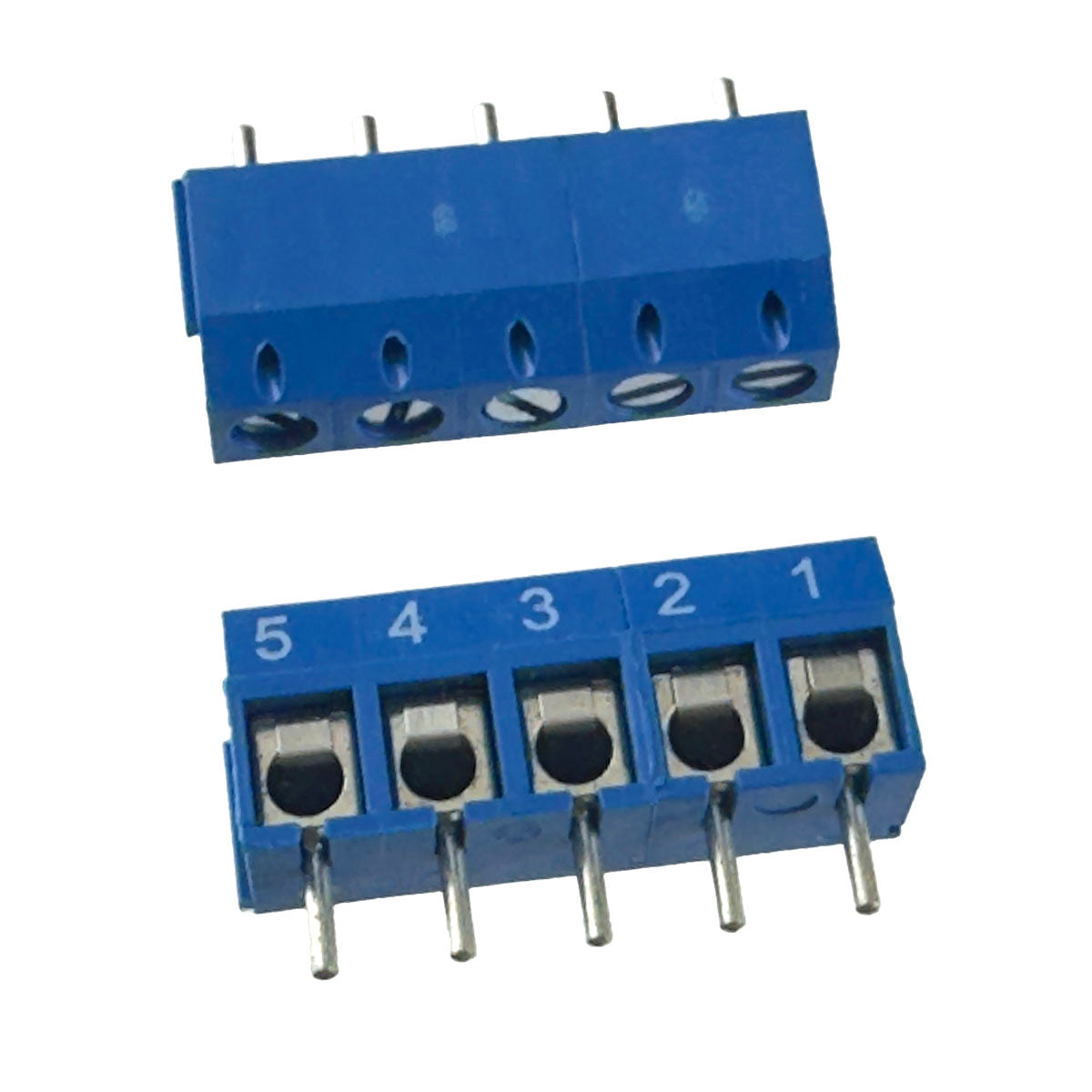 G25519 ` (Pkg 2) Screw Terminal Block 5-Pin, 5mm Pitch, Side Entry