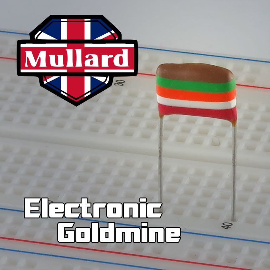 G26851 ` Vintage Mullard Tropical Fish Capacitor 0.015uF 10% 250V Fend