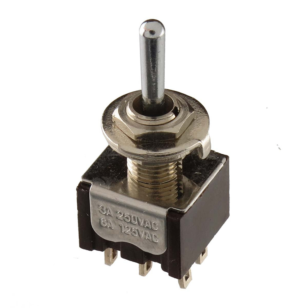 G27112 - Panel Mount Miniature DPDT Center Off Toggle Switch| The ...