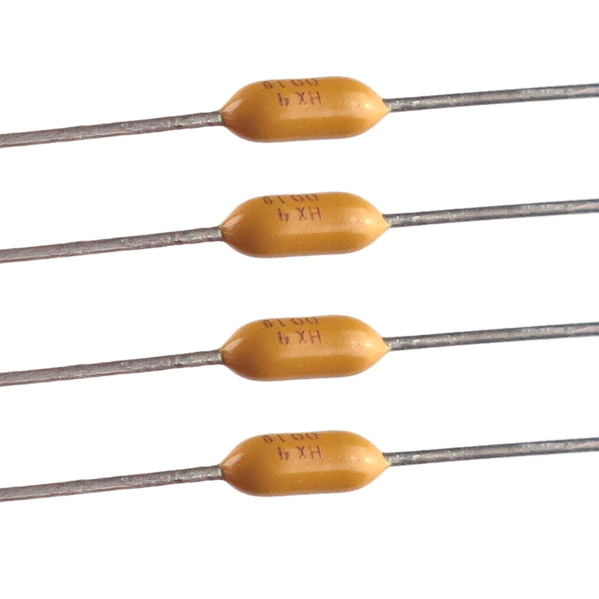 G27167 ~ (Pkg 10) Tiny Axial 0.1µF (104) 50V K5R Mono Capacitor| The ...