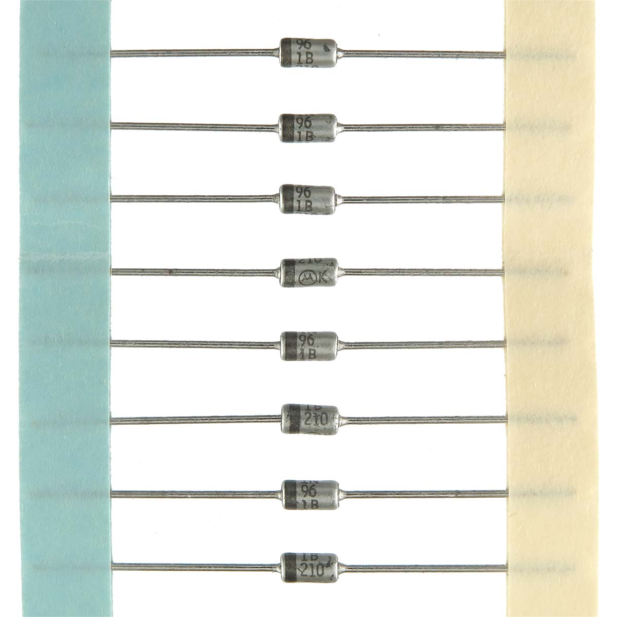 G27247 ` (Pkg 25) Motorola IN961B 10V 500mW 5% Zener Diode