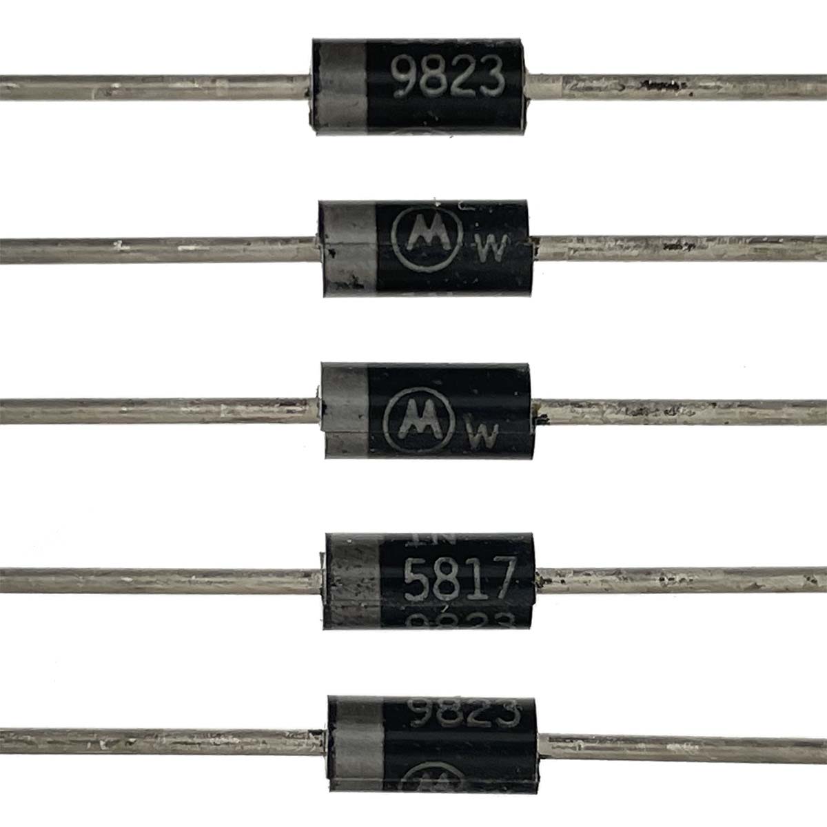 G27254 - (Pkg 20) Motorola IN5817 Schottky 20V 1Amp Diode