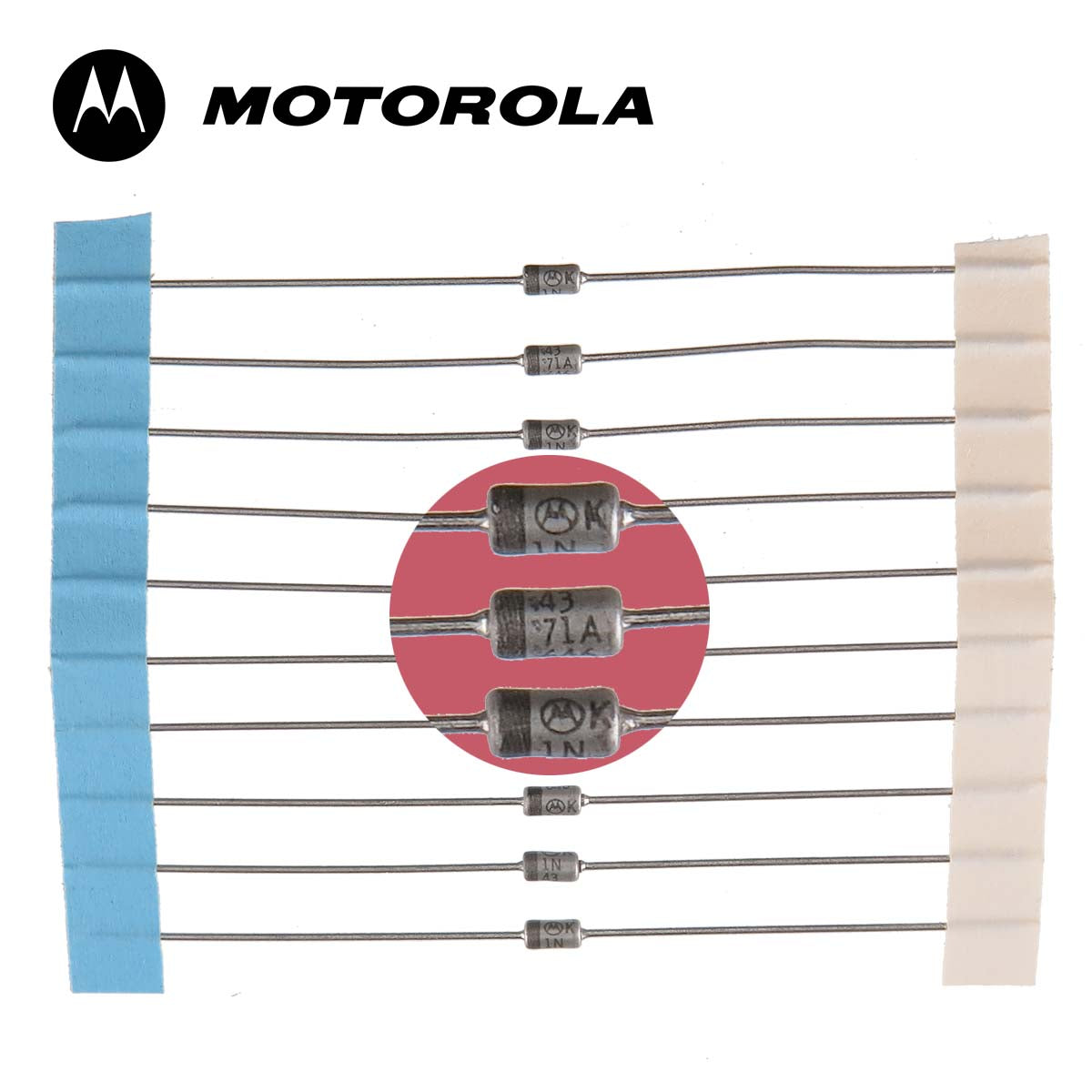 Amp Rush! G27370 ~ (Pkg 10) Motorola IN4371A 2.7V 5% 500mW Zener