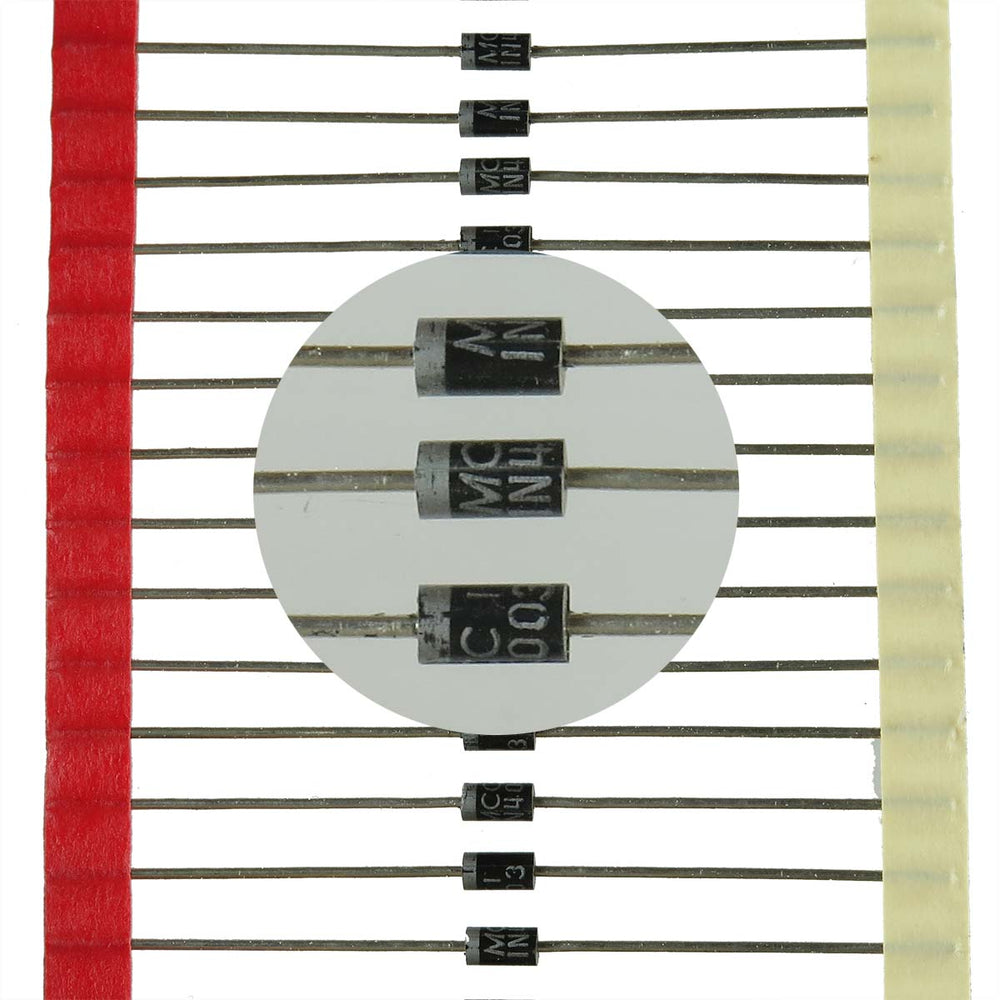 G27538 ~ (Pkg 50) Mico Commercial Components (MCC) IN4003 200V 1Amp Re ...