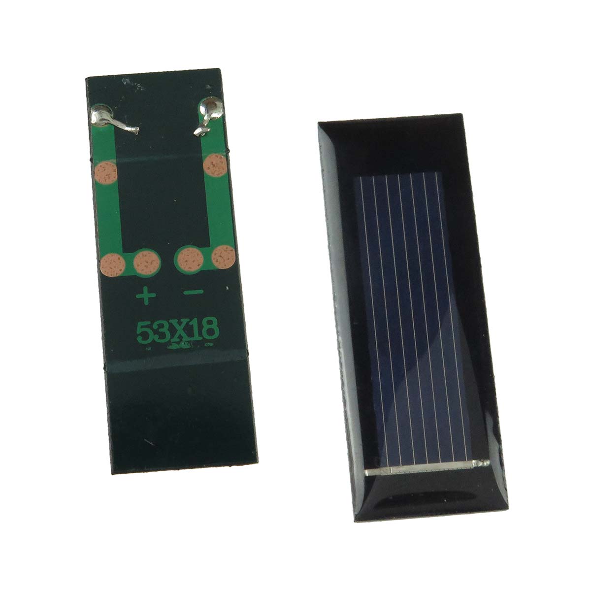 G27576 ` Encapsulated 18mm x 53mm 0.5V 120mA Silicon Solar Cell