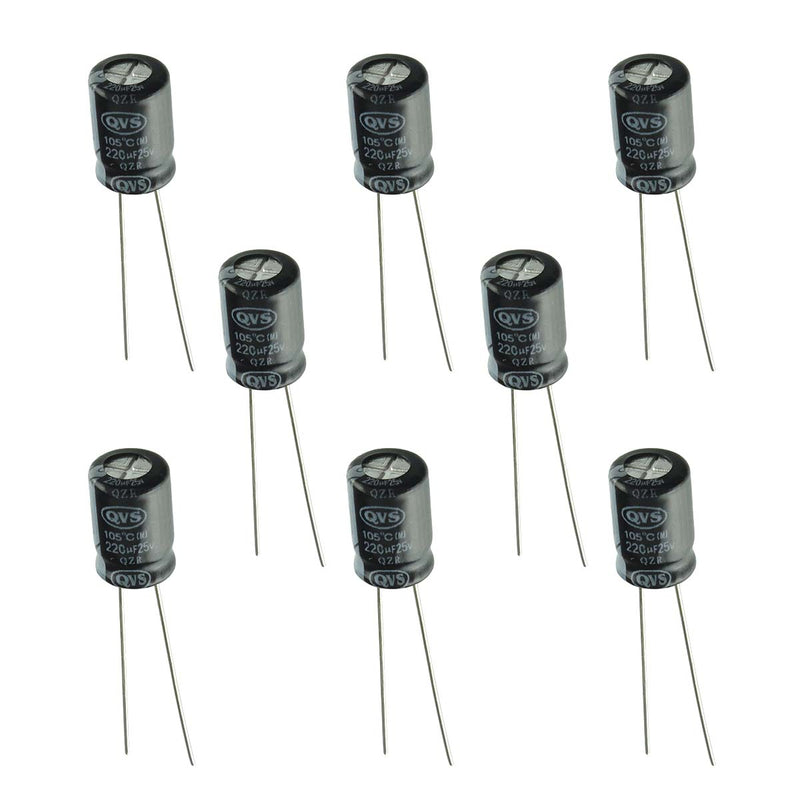 Tremendous Deal! G27638 - (Pkg 10) QVS Compact Radial Capacitor 220uF ...