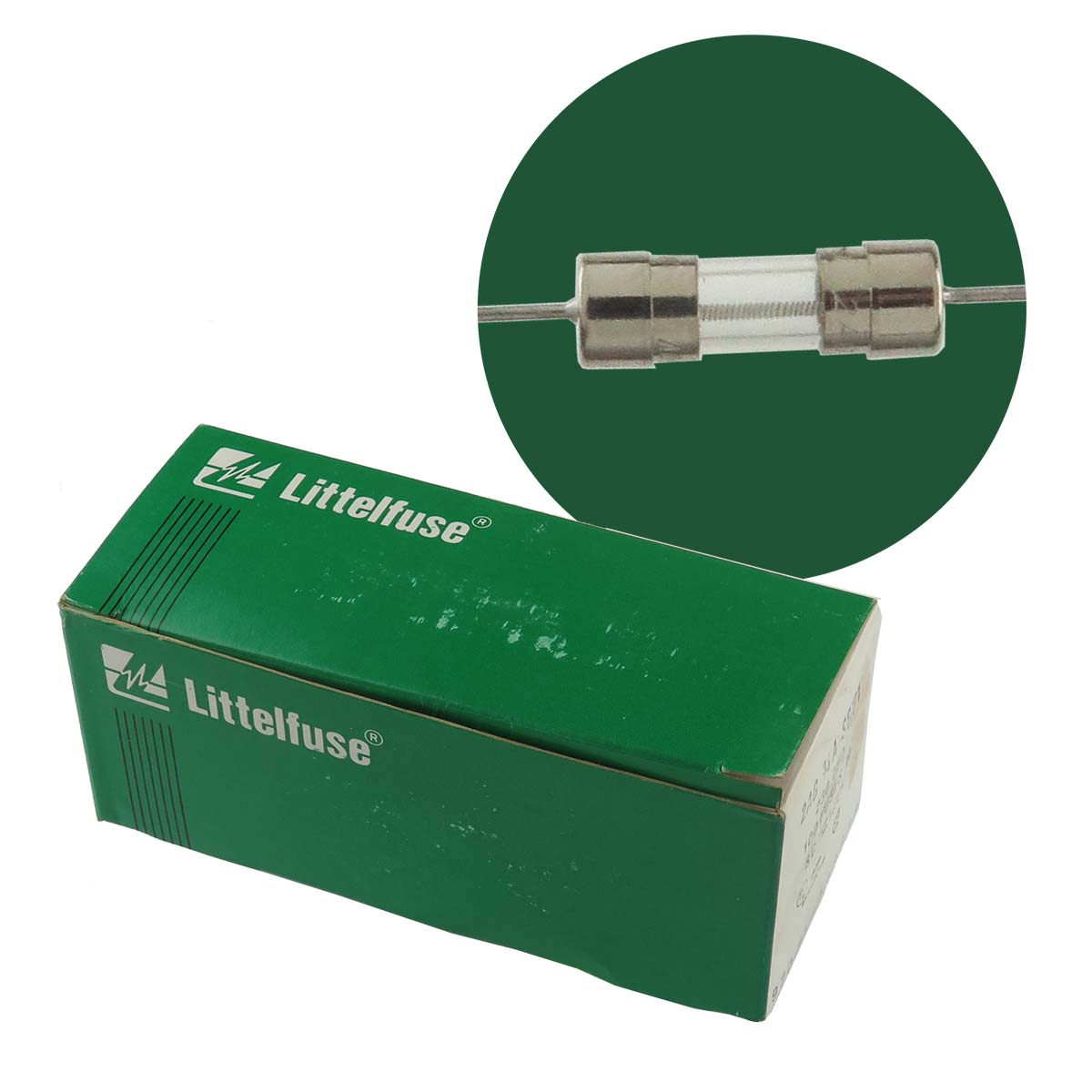 G27904 ` (Factory Box 100) Littelfuse 230.750 2AG 3/4Amp Slow Blow Pig