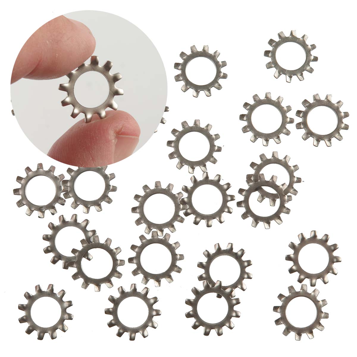 Flash Find! G27917 ` (Pkg 25) Mil-Spec External Tooth Lock Washer MS35