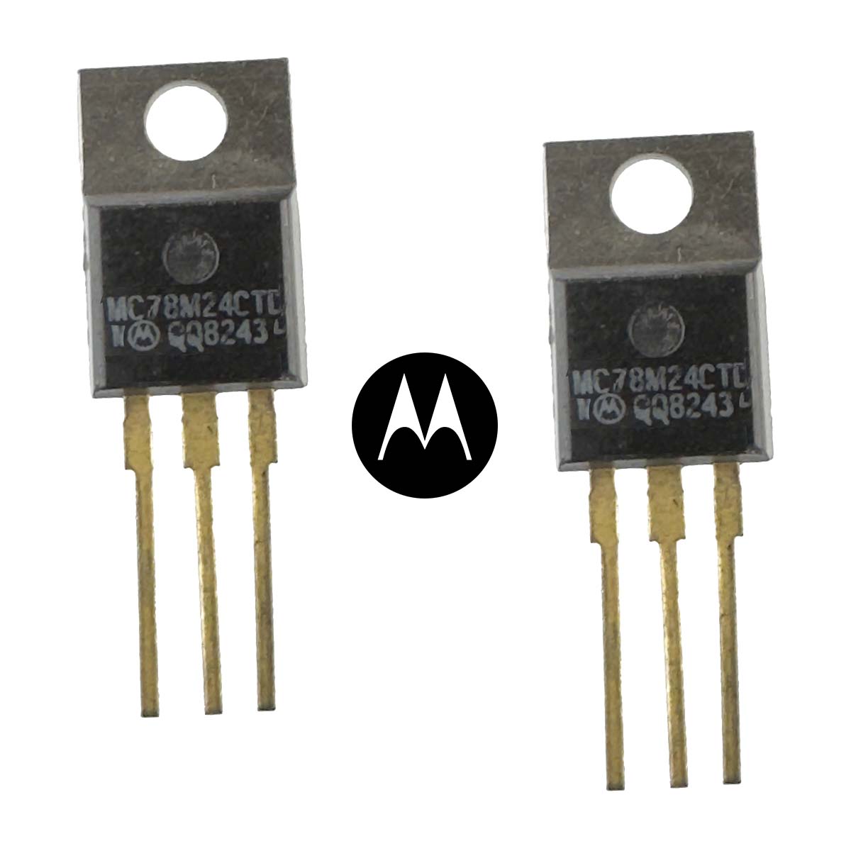 G27994 - (Pkg 2) Motorola MC78M24CTD TO-220 24V 0.5Amp Voltage Regulat