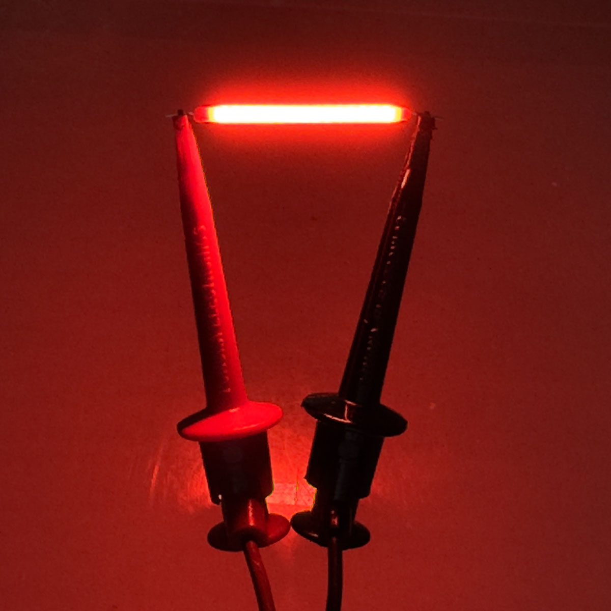 G28545 ^ 3V 30mm long Bright Red LED Filament