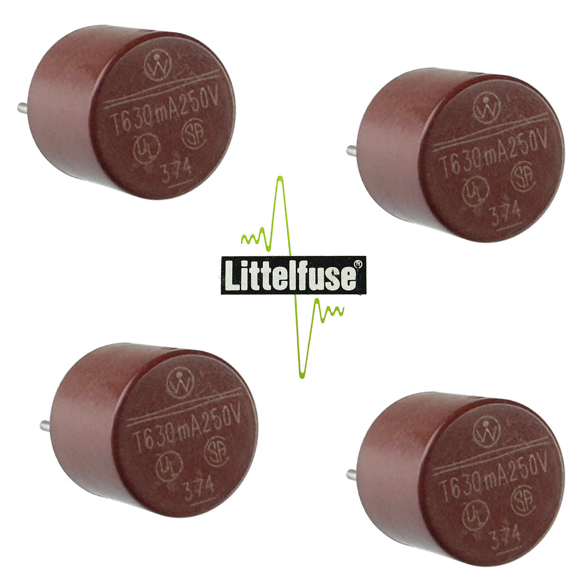 G28750 ~ (Pkg 4) Littelfuse 3740630 TR5® > Time-Lag Fuse > 374 Series