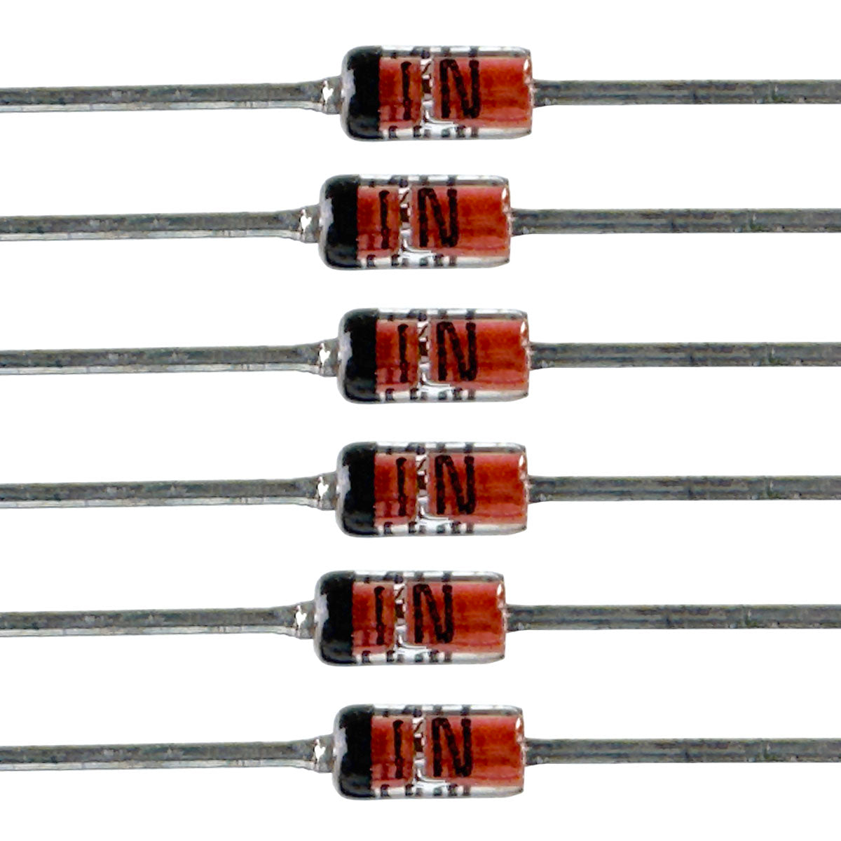 G28776 ~ (Pkg 10) Fairchild IN4150 200ma 75V Switching diode DO-35 Cas