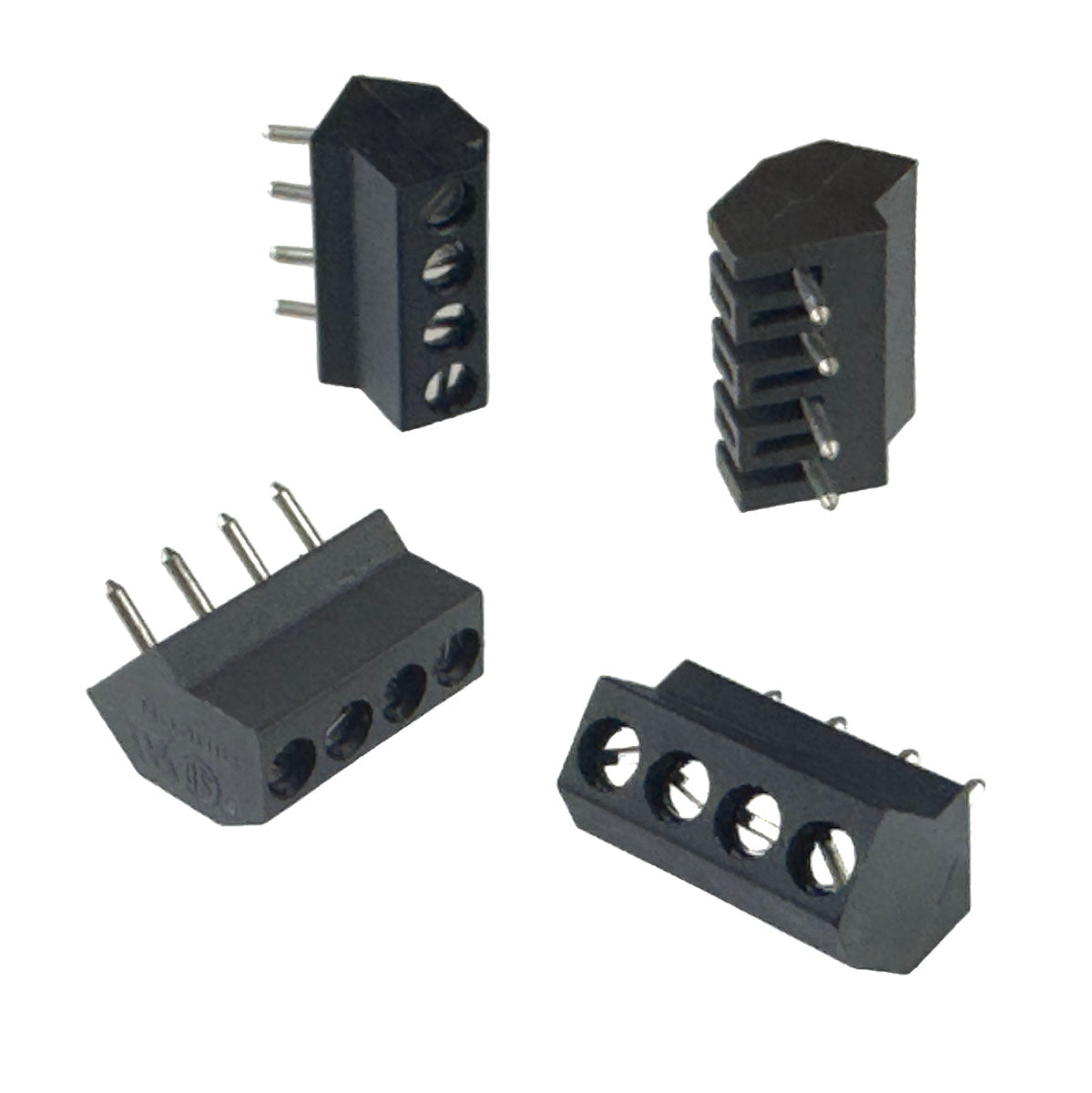 G28977 ~ (Pkg 4) Riacon 4 Position Quick Connect PC Block