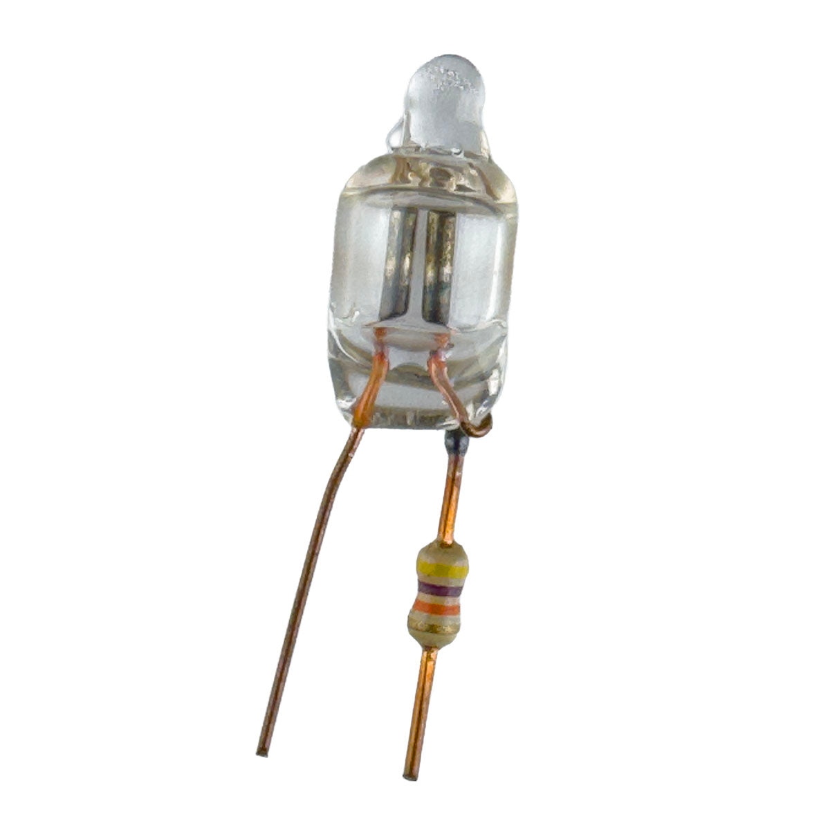 G29212 ~ (Pkg 2) Super Bright Tiny Neon Lamp with 47K Resistor