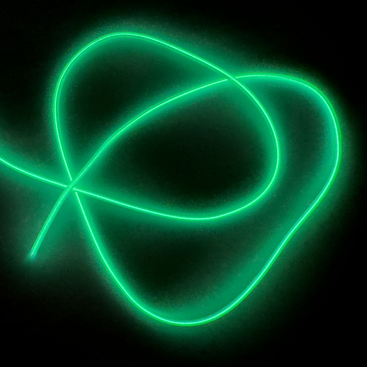G29285 ~ 2Ft Green Bright Glow Cuttable Neon El Wire / Electroluminesc