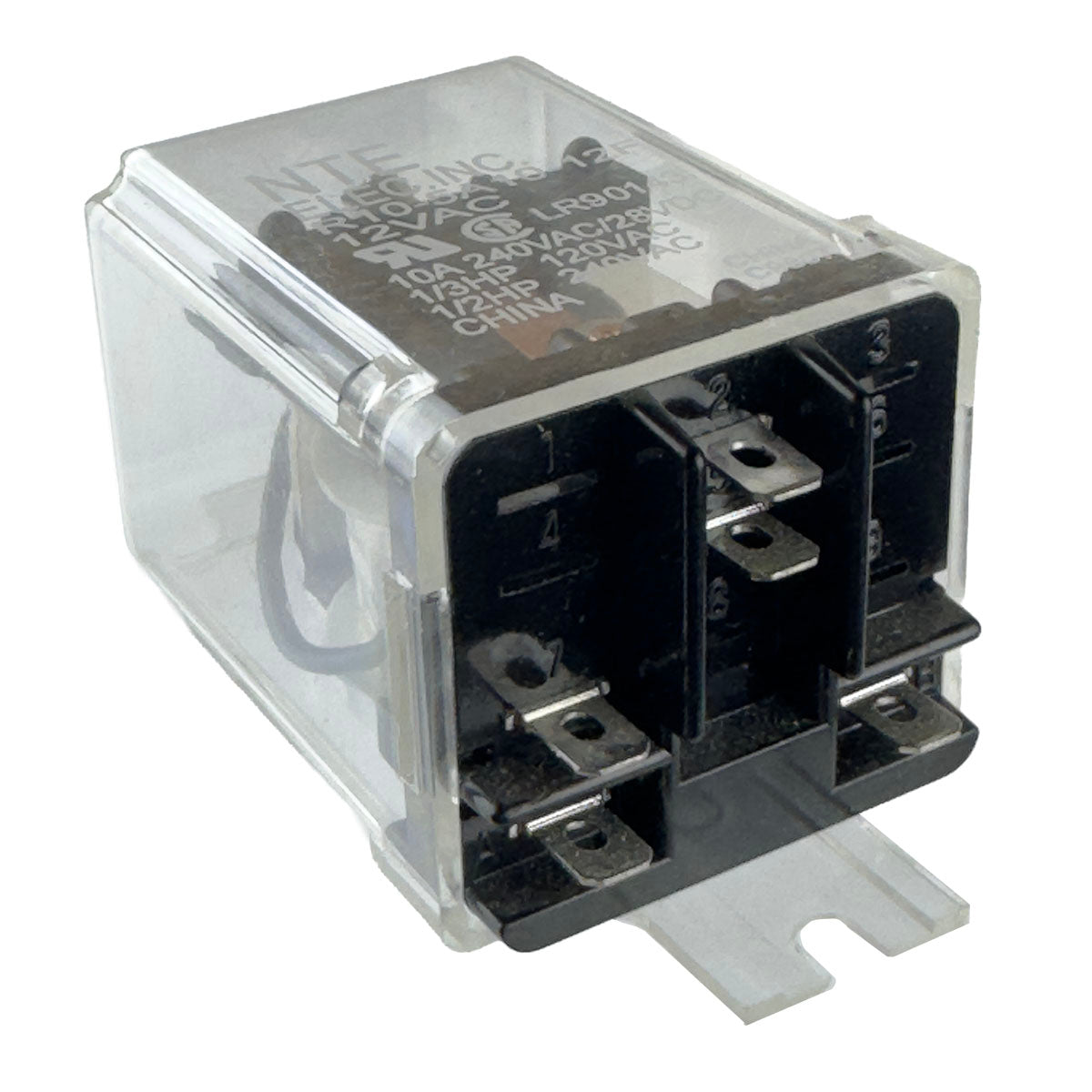 G29325B ~` (Pkg 2) NTE Electric Heavy Duty 12VAC SPDT Relay R10-5A10-1