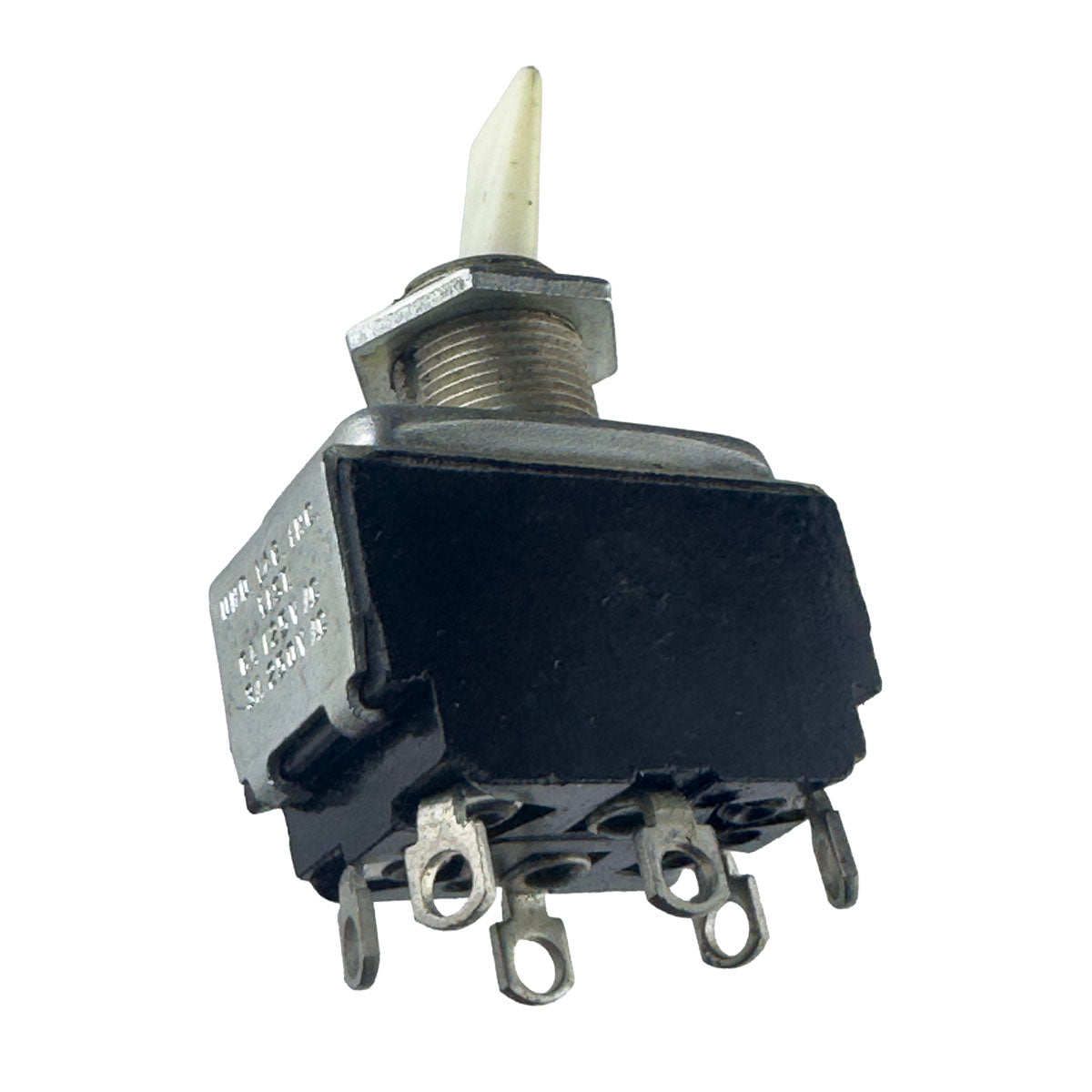 G29442 ~ Cutler Hammer White Paddle DPDT Panel Mount Toggle Switch