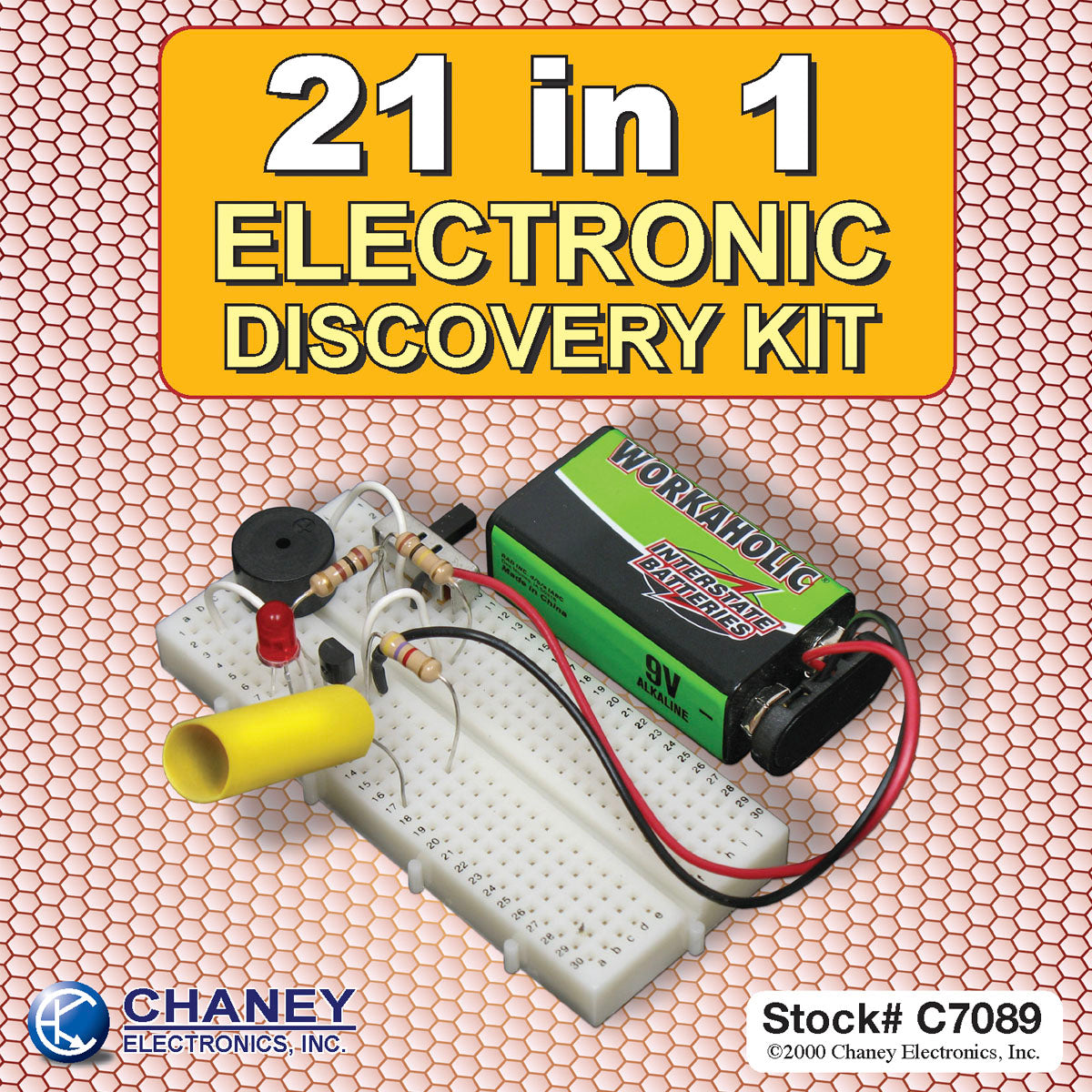 21-in-1 Electronic Discovery Kit | Beginner STEM Circuit Lab