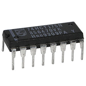 A10179 - 74HCT175N Quad D-Type Flip-Flop (Phillips)| The Electronic ...