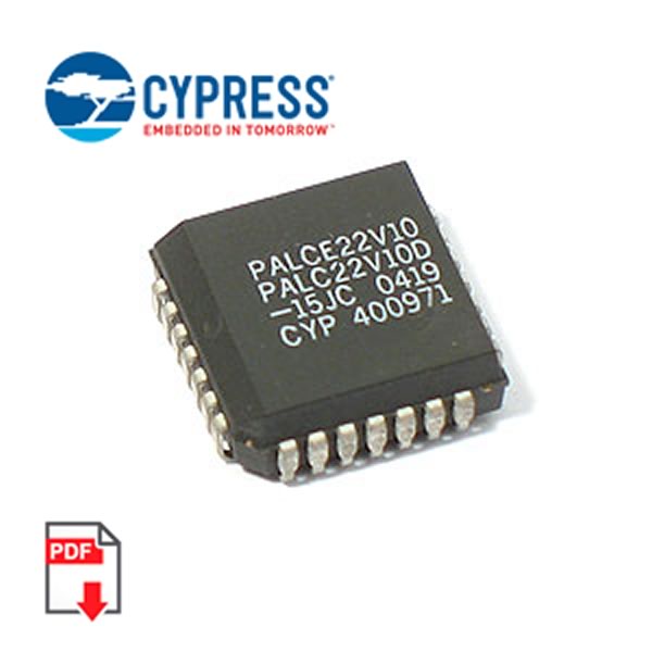 A20576A - (Pkg 10) PALC22V10D-15JC Reprogrammable CMOS PAL Device (Cyp ...