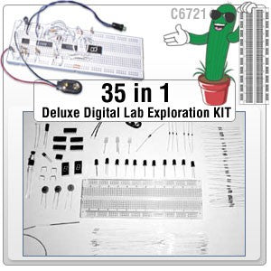 C6721 - 35 in 1 Digital LAB Exploration Kit| The Electronic Goldmine