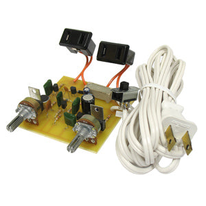 C7025 -** Our Most Sensitive Sound Activated 2 Channel Color Organ Kit