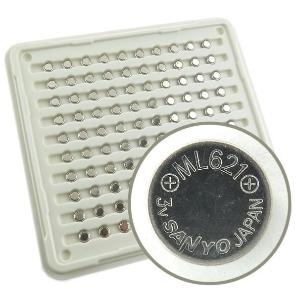 G21607 ^ (Tray 100) Tiny Rechargeable Battery Sanyo ML621 3V