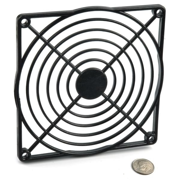 G23754 - Black Plastic Fan Guard for 120mm Fans| The Electronic Goldmine