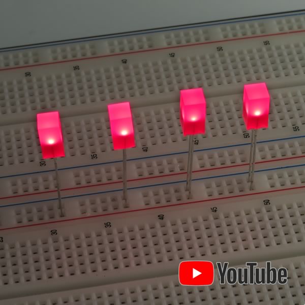 G26740 ` (Pkg 10) Beautiful Rectangular Red LED| The Electronic Goldmine